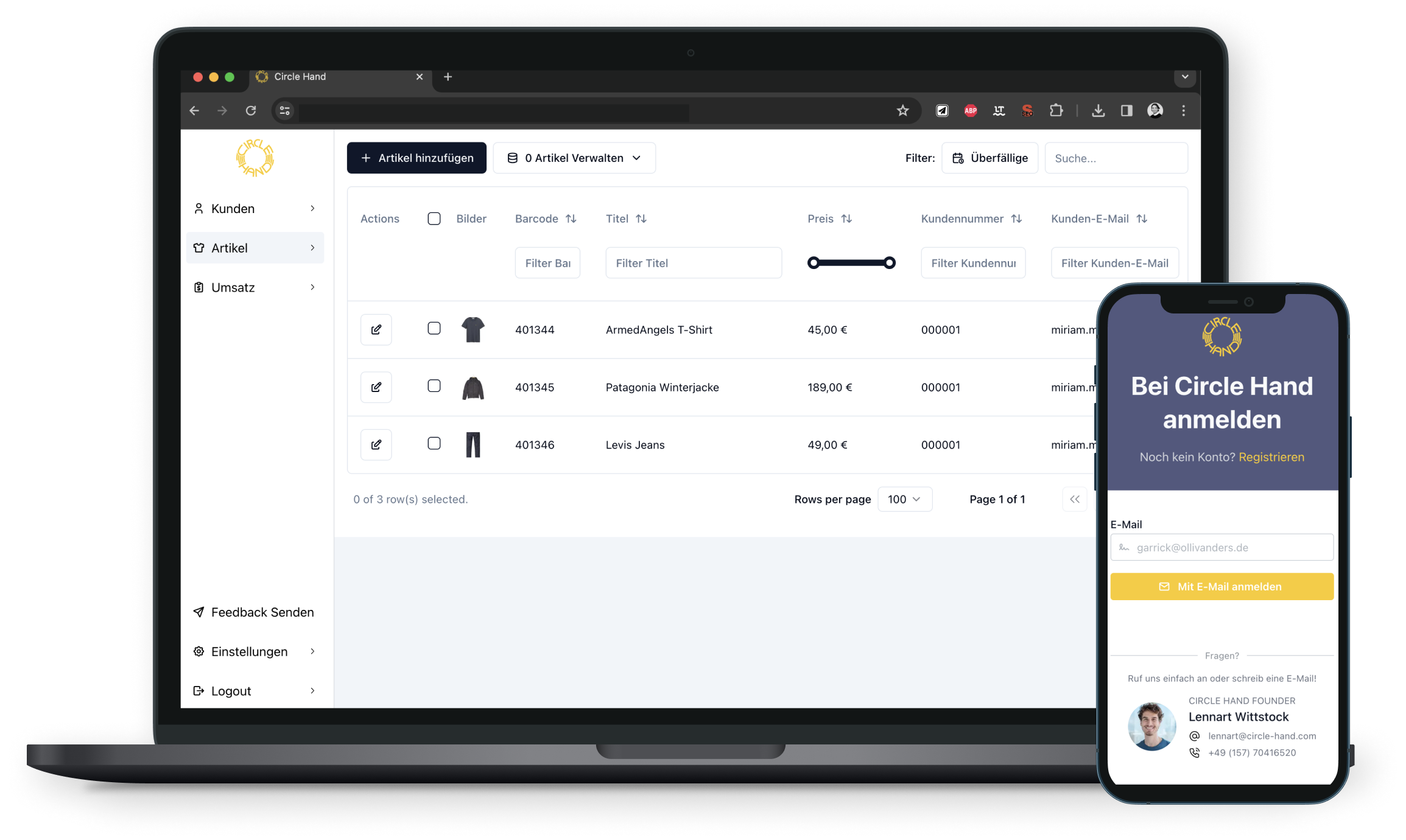 Circle-Hand: Consignment Software Made Simple